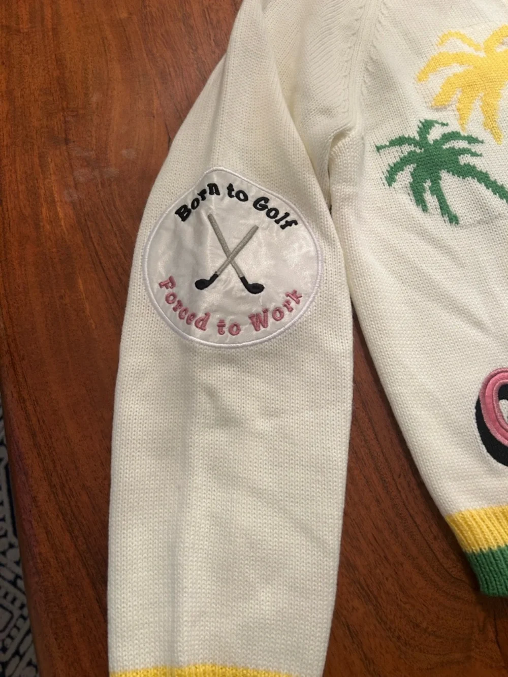 Jennifer Miller | Sweaters | Jennifer Miller Golf Embroidered Cardigan ...